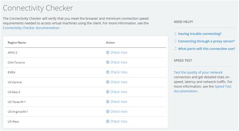Using The Connectivity Checker Skytap Help And Documentation