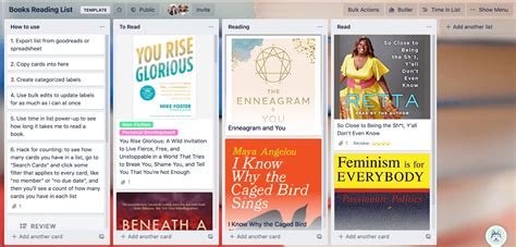 How To Keep A Record Of Your Reading List With Trello Reading Lists