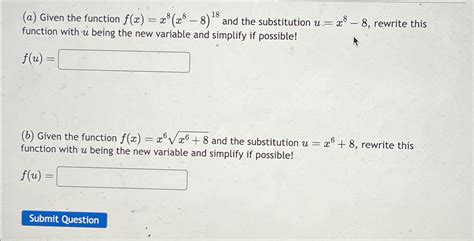 solved a given the function f x x 8 x 8 8 18 and