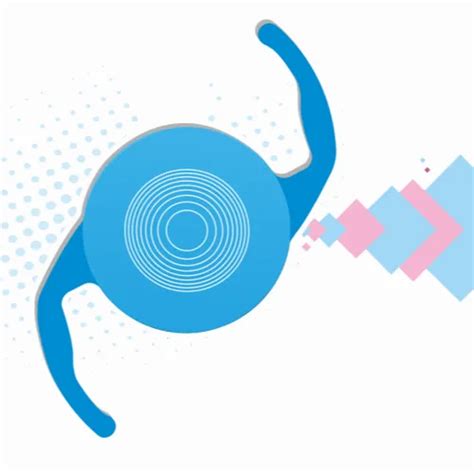 Blue Multifocal Iols Hydrophobic Intraocular Lens With Preloaded Injector For Eye Diseases At