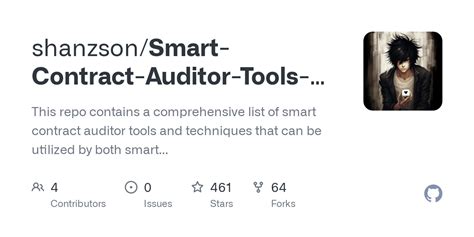 Github Shanzson Smart Contract Auditor Tools And Techniques This Repo Contains A