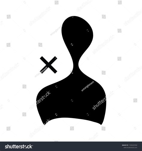 Delete Man User Icon Vector Stock Vector Royalty Free