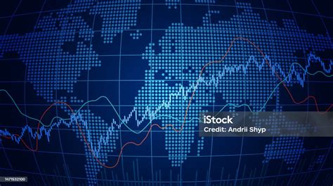 촛대 차트 선 그래프 및 막대 차트 세계 주식 시장 지수 그래프 개념에 대한 스톡 벡터 아트 및 기타 이미지 개념 거래자 경제 Istock