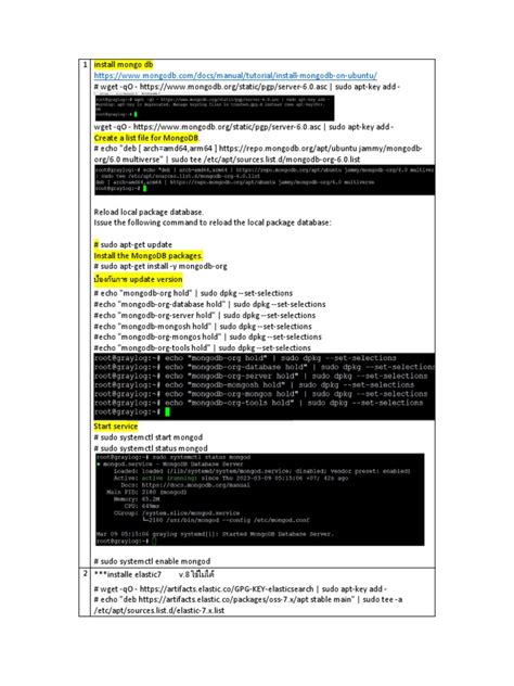 Graylog Ubuntu Server 22 04 Pdf Sudo Mongo Db