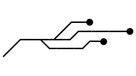 Premium Vector Printed Circuit Board Pcb Tracks Isolated On White
