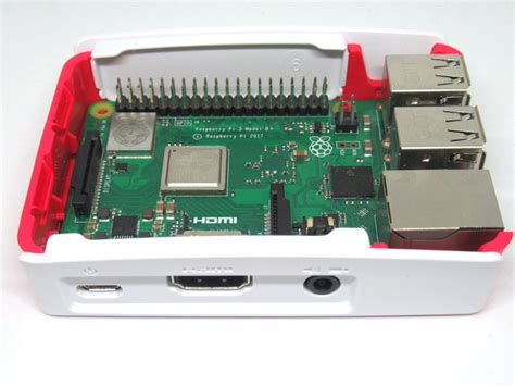 How To Put The Raspberry Pi 3b Into The Official Red And White Case Little Bird Guides