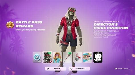 How To Get Directors Pride Kingston Skin In Fortnite Youtube
