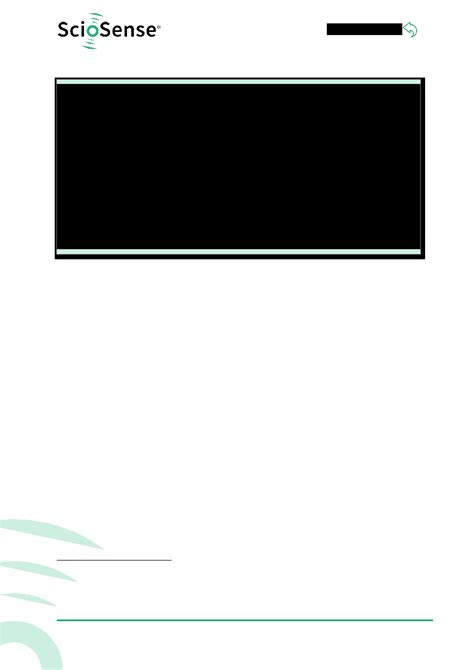 Ens160 Datasheet 2 44 Pages Sciosense Digital Metal Oxide Multi Gas Sensor