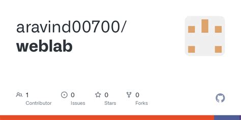 Github Aravind00700weblab