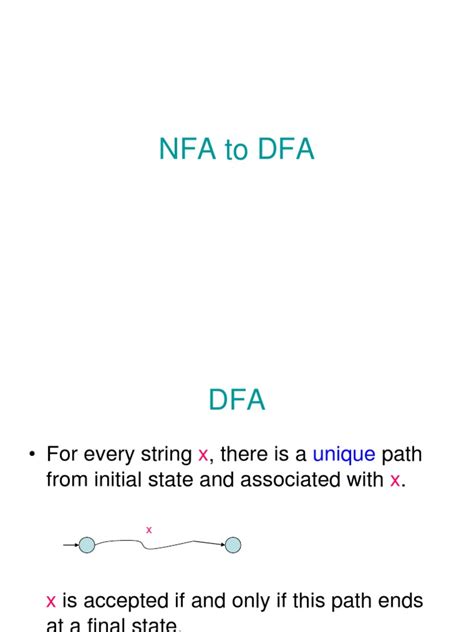 Nfa To Dfa Pdf Formal Methods Mathematics Of Computing