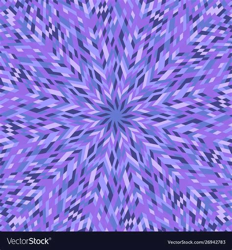 Hypnotic Dynamic Round Tiled Mosaic Pattern Vector Image