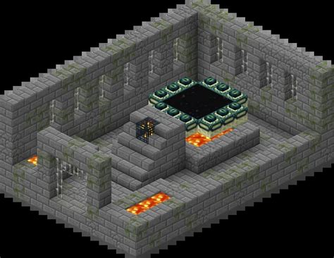 Image Strongholdportalroom Png Minecraft Bedrock Wiki Fandom