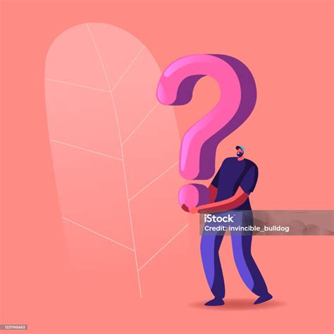 거대한 물음표 해결 문제 또는 방 탈출 수수께끼 수수께끼를 들고 문자 솔루션 및 정보 검색 팁 결정 의심과 혼란 개념 만화 벡터