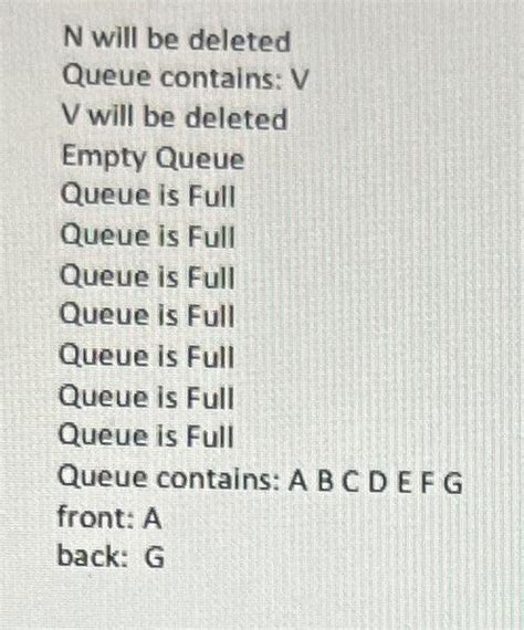 Solved Question 2 2 Pts Implement A Queue Using A Linear