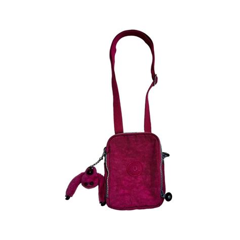 키플링 키플링 Kipling 희귀 핫핑크 나일론 숄더백 미니 크로스백 휴대폰가방 위시버킷