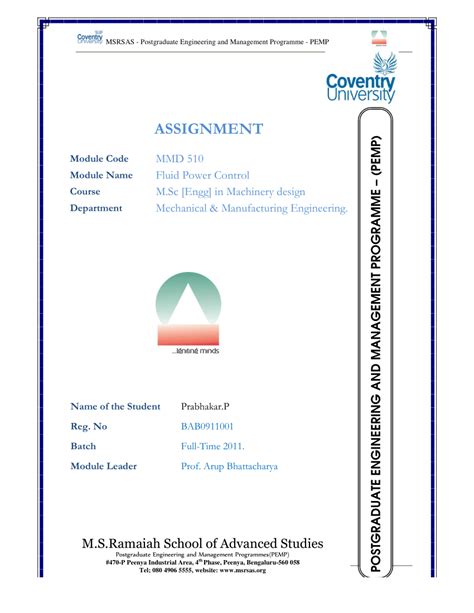 Pdf Design Analysis And Simulation Of Hydraulic Circuit