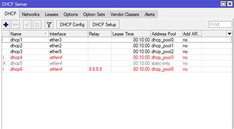 Lab 18 Dhcp Server Dan Static Leases