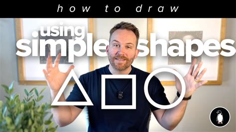 how to draw anything using basic shapes youtube