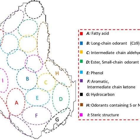 The Illustration Of Odor Map And The Geometric Feature In The