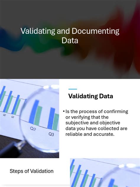 Chapter 4 Validating And Documenting Data Pdf Communication Data