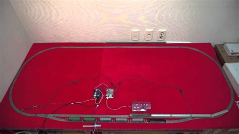 Arduino Controlled Model Train Oval Track With Siding Model Trains