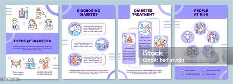 당뇨병 브로셔 템플릿의 종류 당뇨병에 대한 스톡 벡터 아트 및 기타 이미지 당뇨병 인포그래픽 컴퓨터 글자 Istock