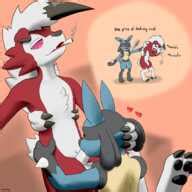 Post Furmazing Lucario Lycanroc Midnight Lycanroc Porkyman