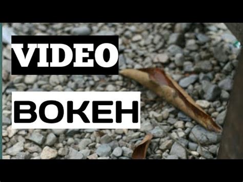 VIDEO BOKEH YouTube
