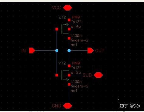 Cadence入门模拟集成电路反相器的仿真 知乎