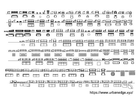 Curved Sofa Cad Block In Autocad Icadblock 57 Off