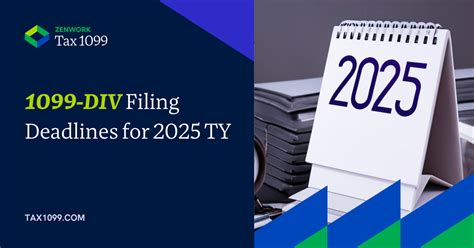 Form 1099 Div Due Dates Avoid Late Filing Penalties