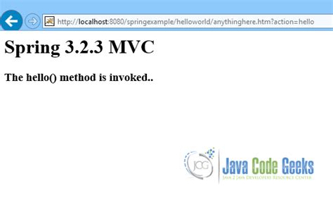 Spring MVC Controller Example Java Code Geeks