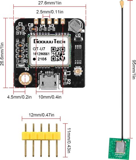 Gt U7 Gps Module Navigation Satellite Positioning Neo 6m Arduino Gps