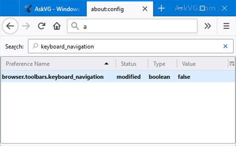 Tip How To Use Or Disable Keyboard Navigation Support For Toolbar In