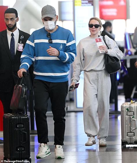 Lindsay Lohan And Husband Bader Shammas Arrive To Ny Airport With Son Luai After She Wrapped