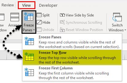 Freeze Panes In Excel How To Freeze Panes In Excel