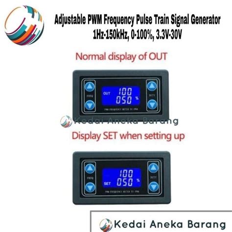 Jual 1Hz 150KHz PWM Frequency Pulse Train Module PLC Signal Generator Shopee Indonesia