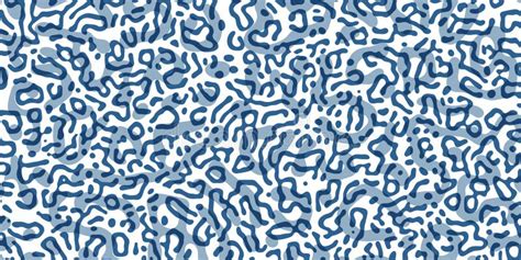 Vector Generative Algorithm Psychedelic Blue Background Reaction