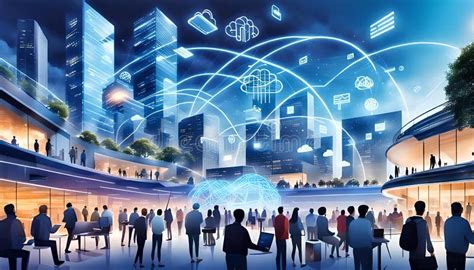 Cloud Computing Concept Generative Ai Stock Illustration Illustration Of Computer Machine