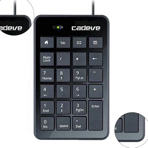 Wired Number Pad Digital Keypad Usb External Keybo Vicedeal