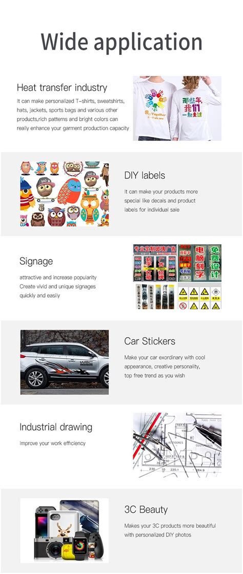 Mc630t 2 Feet Cutting Plotter Vinyl Cutter With Hd High Resolution Touch Screen Manufacturers