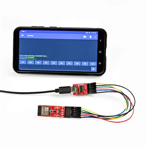 sparkfun bluesmirf v2 bluetoothシリアルuartリンク ヘッダ付き、3 3v～5v robotshop