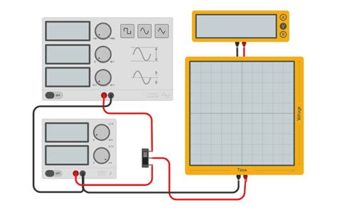Circuit Design Generator Power Supply Multimeter Oscilloscope Tinkercad