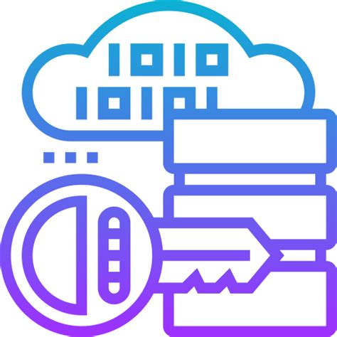 Data Encryption Meticulous Gradient Icon