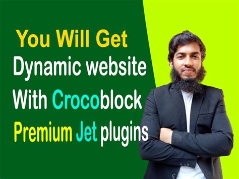 Dynamic Website With Crocoblock Jet Plugins And Elementor Upwork