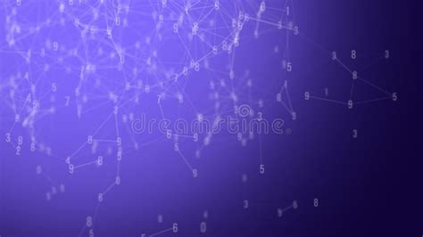 generating numbers the process of generation by neural networks stock video video of