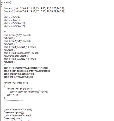 Type The Implementation File Matrixcpp Compile Your