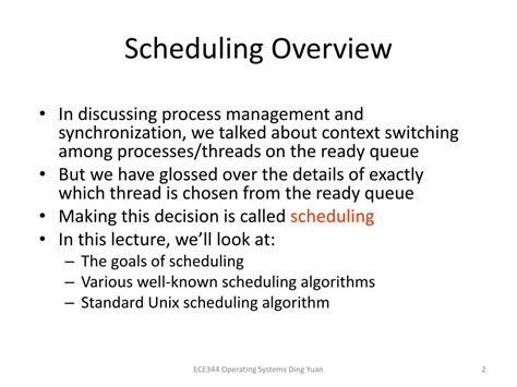 Ppt Operating Systems Ece344 Powerpoint Presentation Free Download