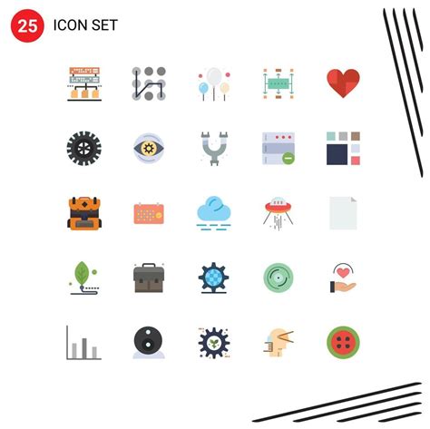 25 Creative Icons Modern Signs And Symbols Of Like Heart Celebration Planning Business Editable