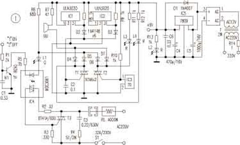 SCR Over Current Protection Circuit With The Hall Components Control Circuit Circuit Diagram